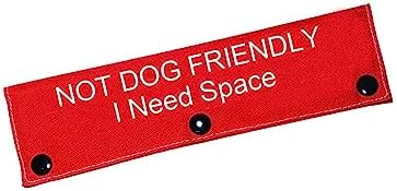 Amazon.com : Advivio Nervous Rescue I Need Space Red Dog Leash Sleeve ...