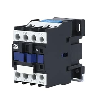 AC Contactor CJX2-0910 9A NO 3-Phase DIN Rail Mount Electric Power Contactor 24V 36V 110V 220V ...