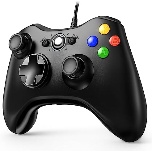 Controller for Xbox 360 PC, USB Gaming PC Controller for Xbox 360, Upgraded Design Ergonomic ...