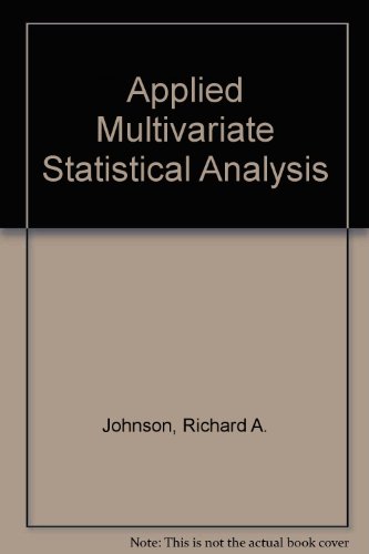 『Applied Multivariate Statistical Analysis』｜感想・レビュー - 読書メーター