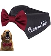 Amazon.com: Custom-Fit Dog Tuxedo with Bow Tie & Lapel Uncut Cham ...