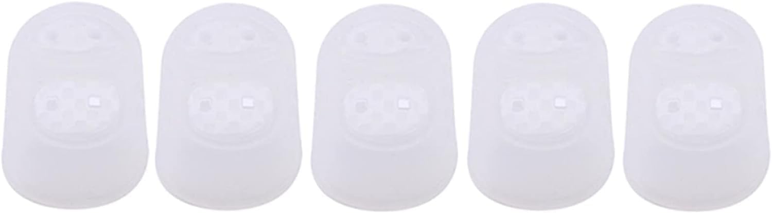 Amazon.com : 5 Pcs White Finger Tips,Anti-Slip and Reusable Silicone ...