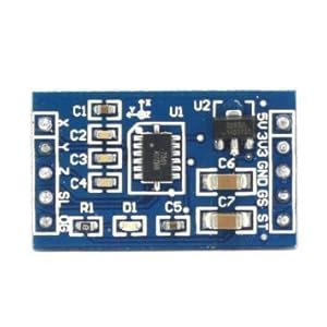 MMA7455 (MMA7361, MMA7260) Triple Axis Accelerometer Sensor Module ...