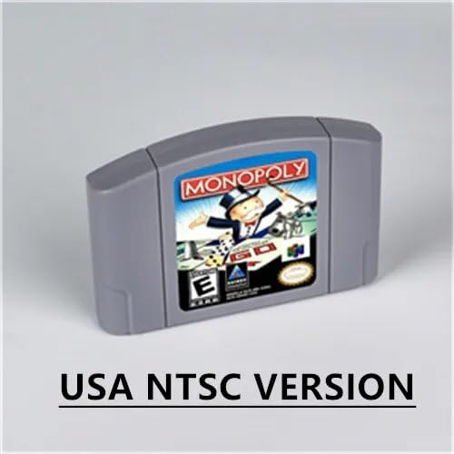 Amazon.com: Monopoly for 64 Bit Game Cartridge USA Version NTSC Format ...