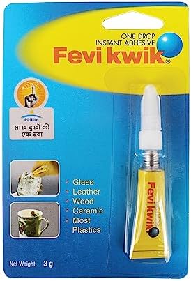 Pidilite Fevikwik SM (3g), Multipurpose & Art and Craft Quick adhesive ...