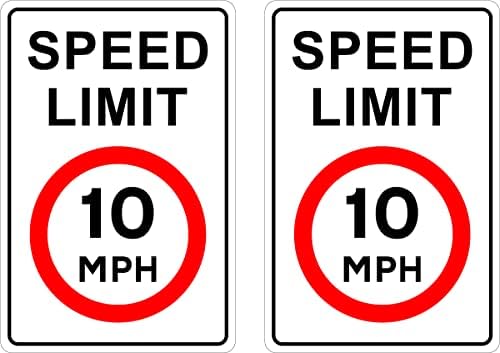 The Signal Range Pack of 2 rigid plastic signs 300mm x 200mm x 3mm with ...