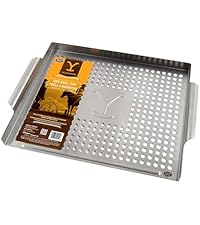 Amazon.com : Proud Grill Company Yellowstone BBQ Grill Pan - Stainless ...