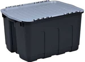 Amazon.com: Curver 63 Litre Heavy Duty Tuff Storage Crate - Black/Grey.