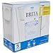 Brita Slim Water Filter Pitcher with 1 Standard Filter, White, 5 Cup ...