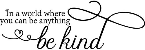 Amazon.com: in a World Where You Can Be Anything Be Kind-Inspirational ...