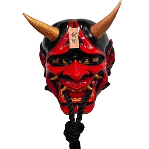 SHARRA Prajna Mask Japanese Demon Devil Hannya Oni Samurai Kabuki ...