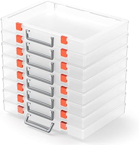 Amazon.com: iBune 8 Pack Extra Large Scrapbook Paper Storage Boxes ...