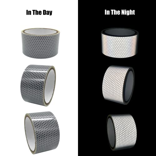 Snapklik.com : Reflective Tape White Silver 2 Inch X 45 Feet High ...