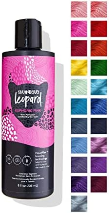 Amazon.com : Strawberry Leopard Euphoric Pink Semi Permanent ...
