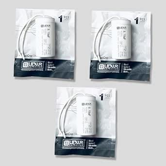 Lexur 3.5uF (MFD) Ceiling Fan Capacitor 440v AC (Pack of 3) : Amazon.in ...