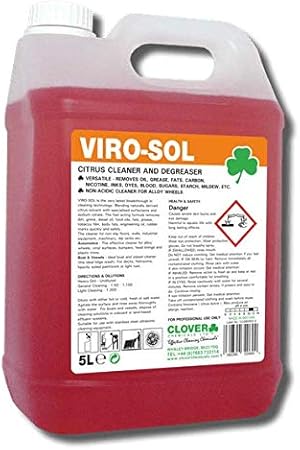 Clover Viro-Sol Citrus Based Cleaner/Degreaser : Amazon.co.uk: Business ...