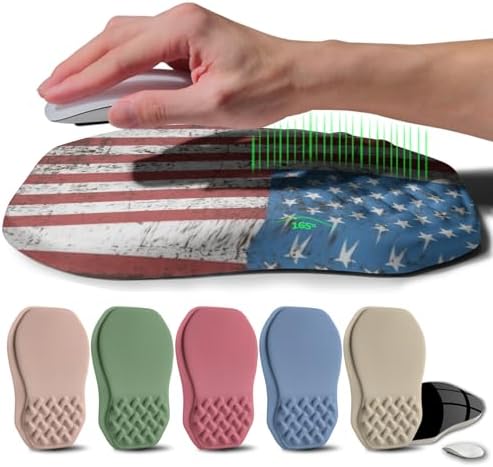 Amazon.com : Gleamtide Ergonomic Raised Mouse Pad Wrist Support with ...