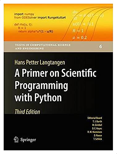 كتاب A Primer On Scientific Programming With Python للكاتب هانز بيتر لانجتانجين : Hans Petter ...