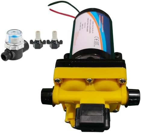 Amazon.com: 80PSI 7.5 GPM Washdown Pump Kit - 12V Marine Self-Priming ...