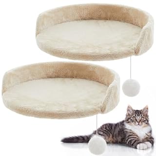Dansydaisy 2 Pcs 13.39 Inches Semi Edged Cat Tree Replacement Parts Cat ...