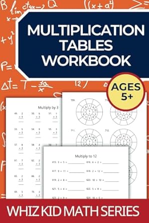 Multiplication Tables Workbook: Practice Times Tables from 1 to 20 with ...
