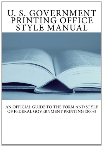 Amazon.com: U. S. Government Printing Office Style Manual: An Official ...