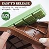 Amazon.com: Chocolate Bar Molds, Silicone Snap Bars Making Set, Break ...