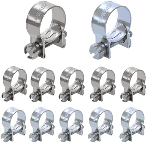 Amazon.com: Tnisesm 12Pcs Replacement for 3/8" Fuel Injection Hose ...