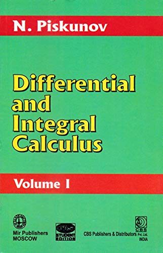 Differential and Integral Calculus Vol. 1 by N. Piskunov (PDF) | sci ...