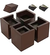 Amazon.com: FASONLA Bed Risers, Furniture Risers (Set of 8) Lifts ...