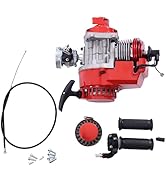 Amazon.com: 49CC 2-stroke Engine Motor Kit, Pull Start Mini Bike 49cc ...