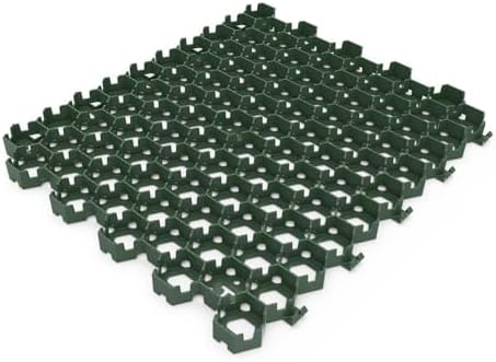 Vodaland HEXpave Dark Green gravel and grass grid 30mm deep for ground ...