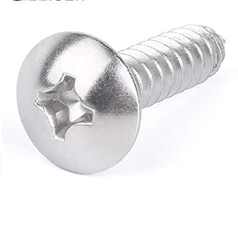 304 Stainless Steel Round Head Sheet Metal Screws // Wood Screws Pan ...