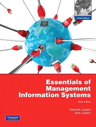 Essentials of Management Information Systems: Laudon, Kenneth C ...