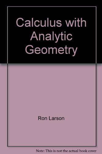 Calculus, with analytic geometry: Larson, Ron: 9780669095685: Amazon ...