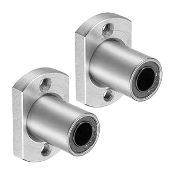 Kozelo 2pcs LMH8UU Linear Ball Bearings, [8mm x 15mm x 24mm] Steel ...