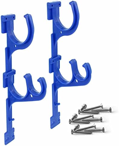 Amazon.com: Aquatix Pro Pool Pole Hanger Premium 2pc Aluminium Holder ...