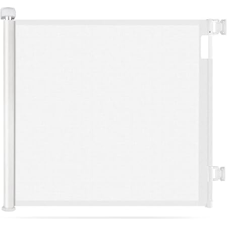 Retractable Baby Gate 86cm x 140 cm Stair Safety Gate Roll for Babies ...