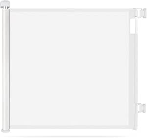 Retractable Baby Gate 86cm x 140 cm Stair Safety Gate Roll for Babies ...
