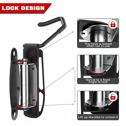 Snapklik.com : Ultrawall Swivel Bike Rack