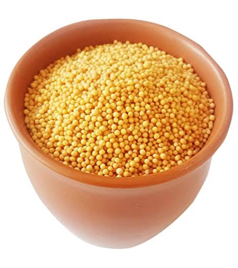 AYURVEDIC ZONE yellow Mustard Seeds (Peeli Sarson) (100 gm) : Amazon.in ...