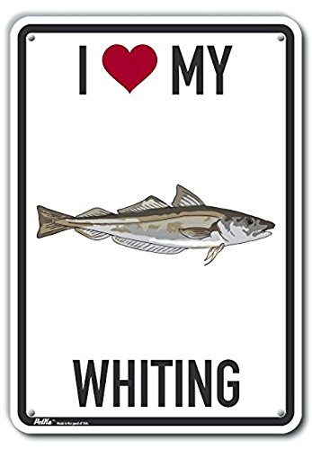 PetKa Signs and Graphics PKAS-0340-NP_10x14 "I Heart My Whiting ...