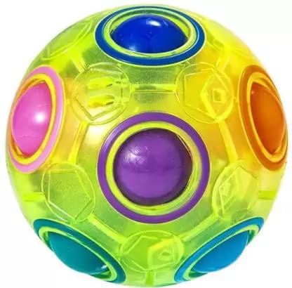 Mini Rainbow Ball Magic Cube Puzzle Toy : Amazon.in: Toys & Games