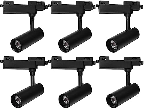 KSIBNW 6 Pack 10W H LED Track Lighting Heads,Compatible with Single ...