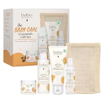 Amazon.com: Babo Botanicals Baby Care Essentials Gift Set - Skincare ...