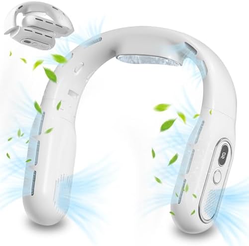 Amazon.com: Generic Neck Fan Bladless Foldable, Portable Personal Quiet ...
