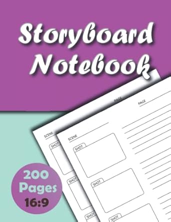 Blank storyboard notebook 200 pages: Notebook Sketchbook Template Panel ...