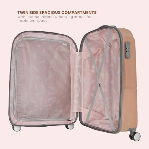 Genie by Safari Palm 55 Cm Cabin Trolley Bag Hard Case Carry-on ...