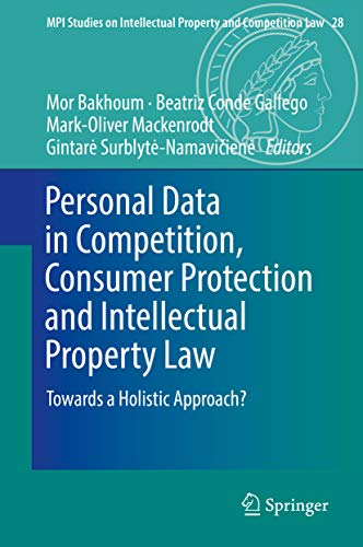 Personal Data in Competition, Consumer Protection and Intellectual ...