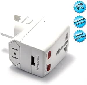 Wireless GSM Bug Listening Device Adaptor Spy Surveillance Room Mains ...